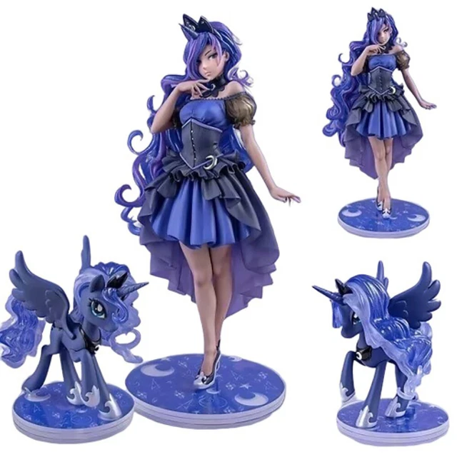 MY LITTLE PONY Bishoujo Series Princess Luna Action Anime Figure Model ...