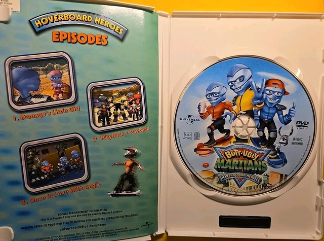 BUTT UGLY MARTIANS: Hoverboard Heroes (DVD, 2005) $9.99 - PicClick CA