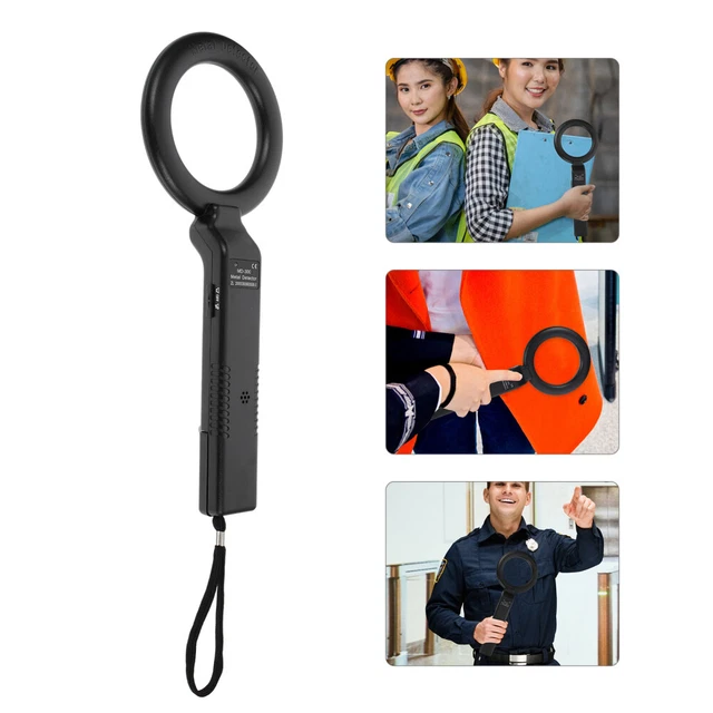 HOLLOW CIRCLE HANDHELD High Accuracy Security Scanner Wand Safety Metal ...