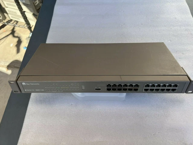 BAY NETWORKS BAYSTACK 151 10BASE-T 24 PORT ETHERNET HUB. Same day free ...