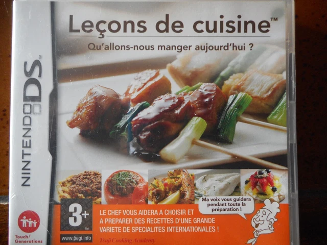 JEU NINTENDO DS complet Leçons de cuisine "Qu'allons-nous manger ...