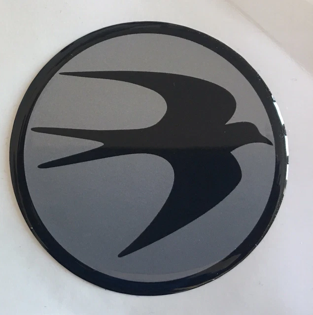 SWIFT WHEEL CENTRE cap caravan circular bird logo badge 60mm Silver ...