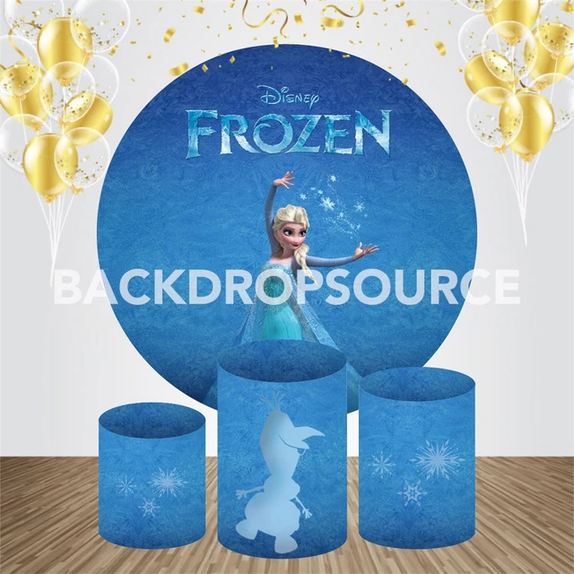 FROZEN 2 PRINCESS Elsa Themed Event Party Round Backdrop Kit $37.79 ...