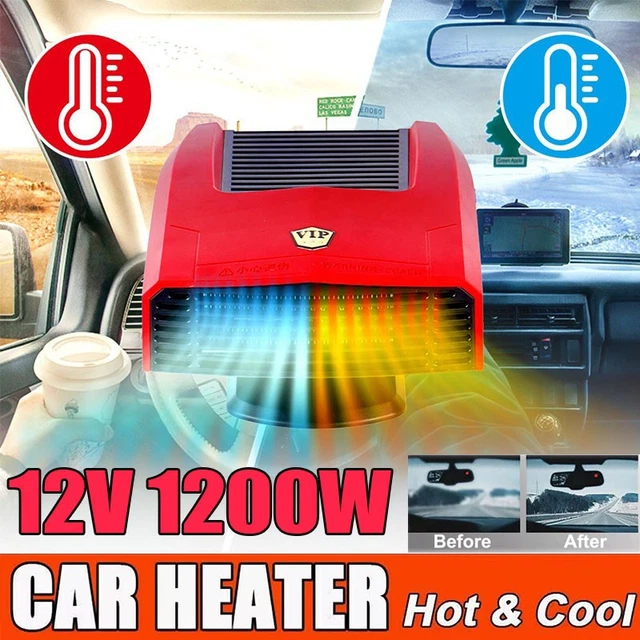 1200W HEATER PORTABLE Heating Cooling Fan Defroster Demister for Car ...