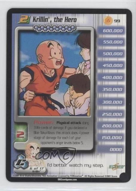 2002 DRAGON BALL Z TCG - Cell Saga Krillin the Hero #99 gl9 EUR 2,52 ...