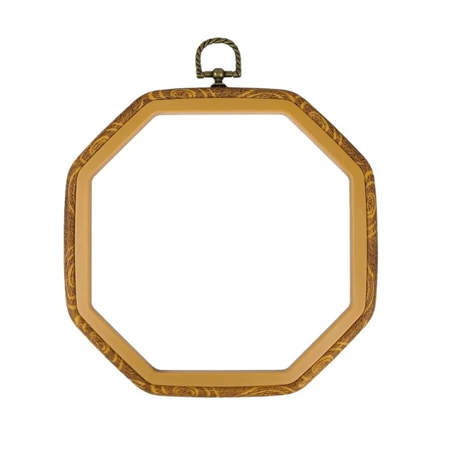 STITCHING HOOP IMITATED Display Frame Plastic Embroidery Hoop $14.67 ...