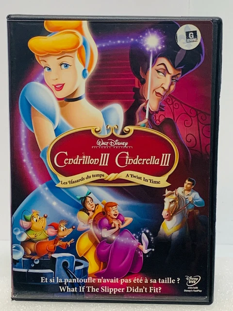 DISNEY'S CINDERELLA 3 A Twist In Time (DVD) $6.99 - PicClick CA