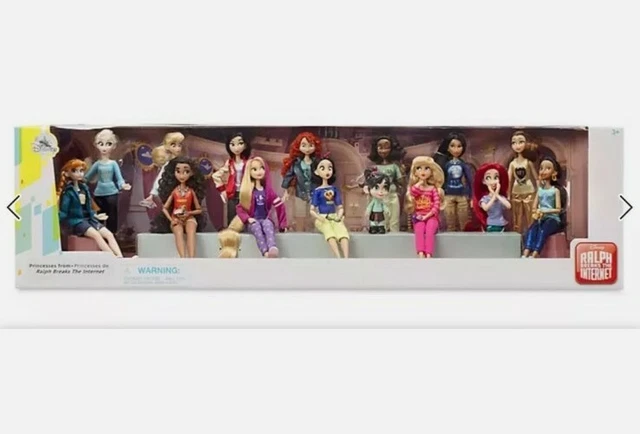 DISNEY STORE DISNEY Princess Doll Set, Ralph Breaks the Internet Wreck ...