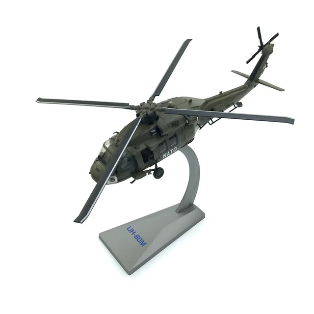 1/72 US UH-60 Helicopter Fighter Aircraft Diecast Model Alloy Millitary ...