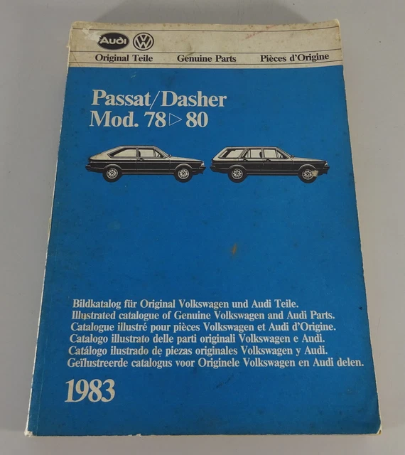 BILDKATALOG / TEILEKATALOG VW Passat B1 Typ 32 / Dasher Bauj. 1978 / 80 ...