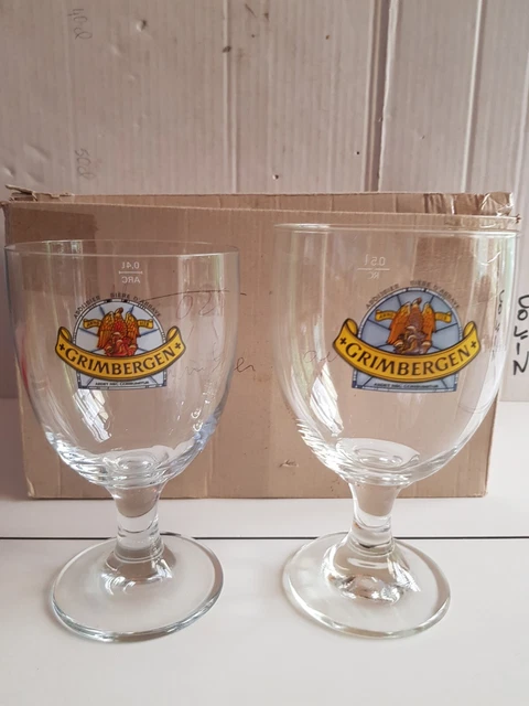 6 VERRES GRIMBERGEN 40 cl et 50 cl EUR 14,00 - PicClick FR