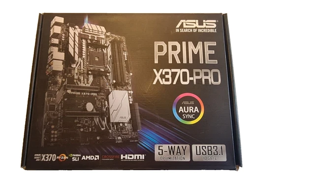 ASUS PRIME X370-PRO Socket AM4 AMD Motherboard with Ryzen 5 1500X CPU ...
