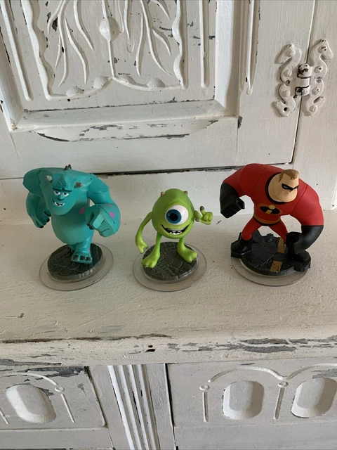 DISNEY INFINITY MONSTERS Inc And Mr Incredible Lot Of 3 Figures ...