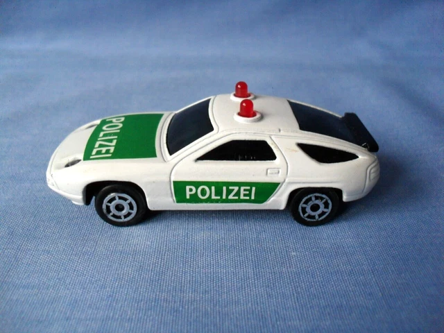 MAJORETTE SONIC FLASHERS Porsche 928 Polizei deutsches Polizeiauto ...