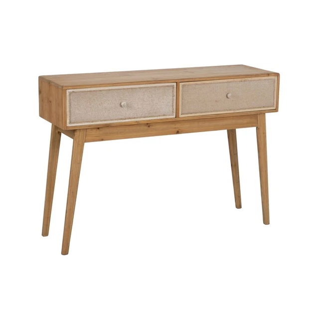 1330859 CREDENZA GEREL Naturale Legno di abete Legno MDF Fibra naturale ...