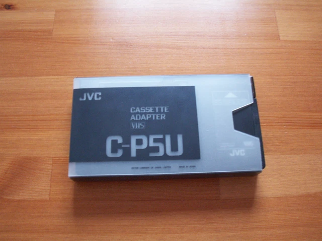 VHS KASSETTENADAPTER, VHS-C zu VHS Kassetten Adapter, JVC-P5U EUR 35,00 - PicClick DE