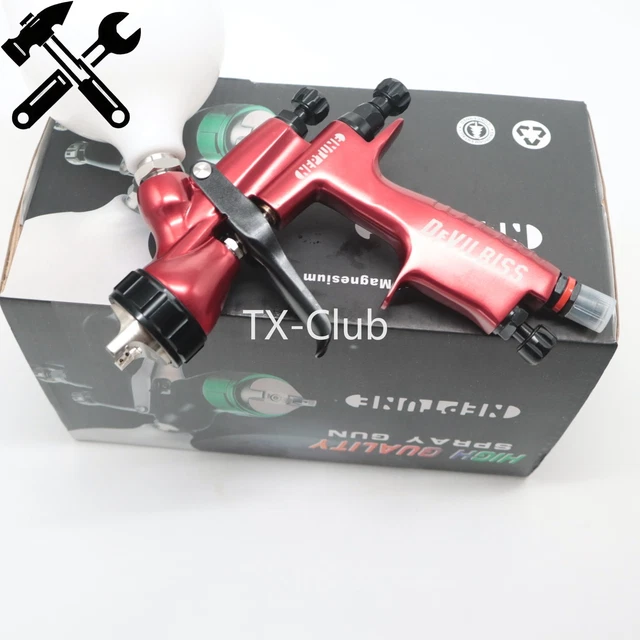 NEPTUNE RED FOR Devilbiss Spray Gun PRO LITE 1.3mm Nozzle for Car ...