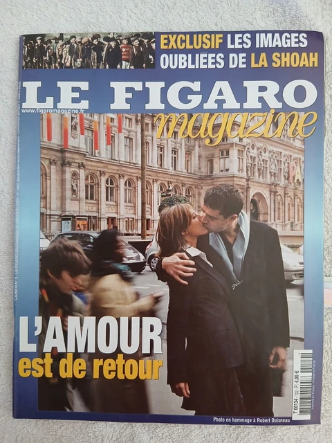 FIGARO MAGAZINE 22/1/2005 Doisneau L'amour Tsunami Shoah Monet Dicaprio ...