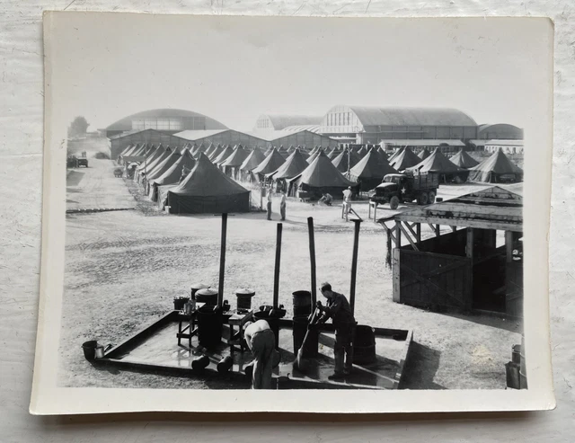 WW2 US ARMY / USAAF Base Picture Camp Stateside Early War - 100% ...