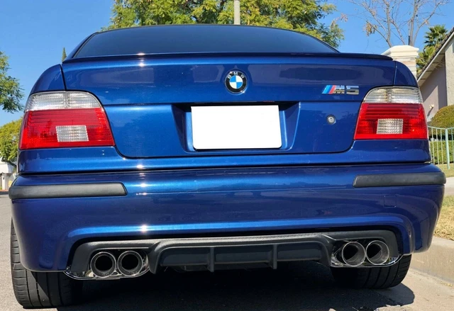 BMW E39 M5 rear diffuser textured, abs plastic, video review £137.95 ...