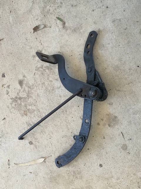 HARLEY DAVIDSON WLA WL WLC. Foot brake pedal & strap & front brake rod ...