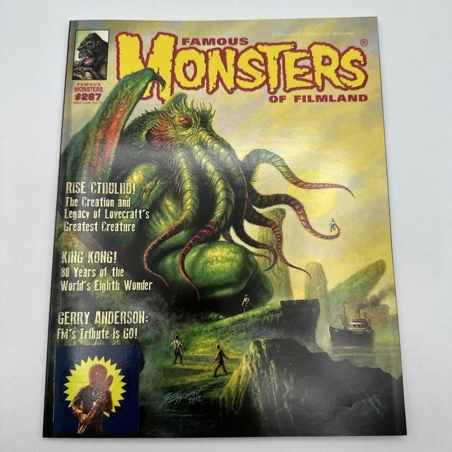 #267 FAMOUS MONSTERS of Filmland (MAI/JUIN 2013) AUTOCOLLANT Cthulhu ...