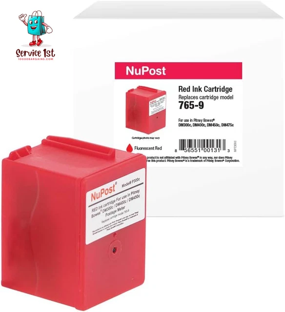 ECOPOST REMANUFACTURED POSTAGE Meter Ink Cartridge Replacement for ...