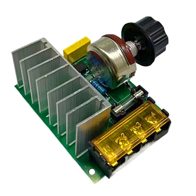 4000W AC VOLTAGE Regulator 220V Motor Speed Control Brushless ...