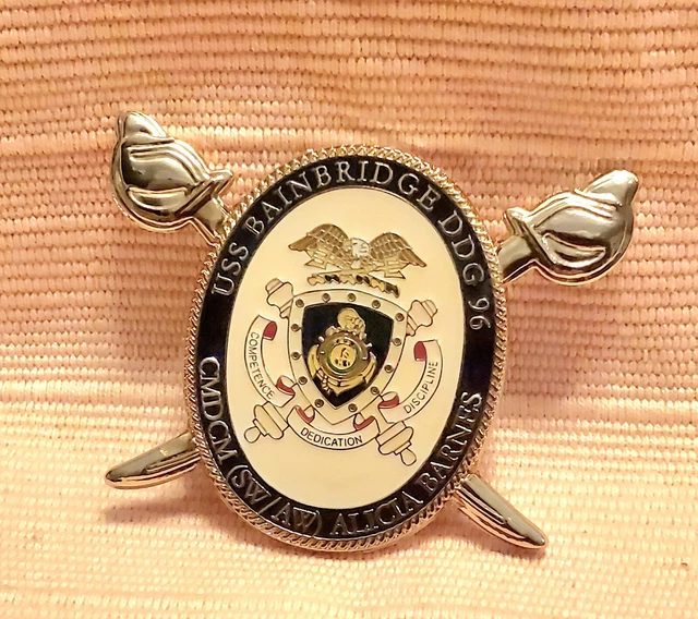 DDG-96 USS BAINBRIDGE Command Master Chief US NAVY USN Military ...