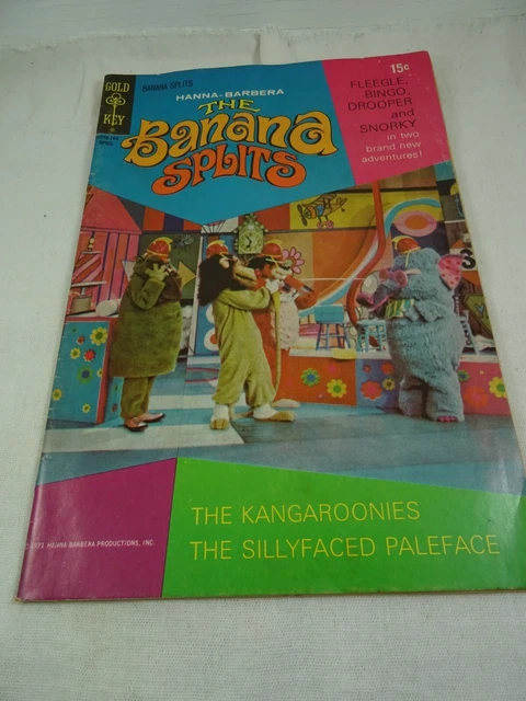 THE BANANA SPLITS comic #6 from 1971. Gold Key comic Hanna-Barbera ...