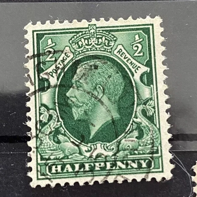 EXTREMELY RARE STAMP Half Penny King GEORGE V 1921 £70.00 - PicClick UK