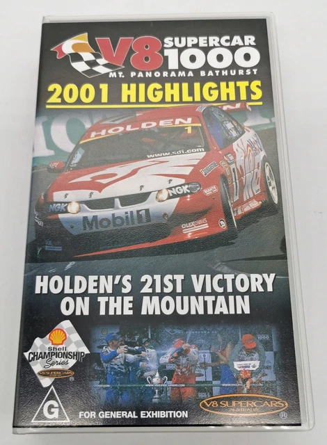 V8 SUPERCAR 1000 2001 Highlights Mt. Panorama Bathurst VHS Video Tape ...
