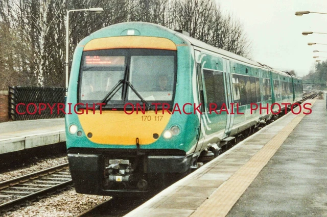 UK RAILWAY PHOTOGRAPH Of Class 170 Dmu 170117. Rmdmu2Nd-165 £1.70 ...
