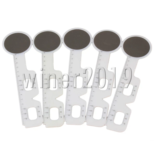 PLASTIC OPTICAL PD Ruler Pupil Distance Meter Eye Ophthalmic Tool Pack ...