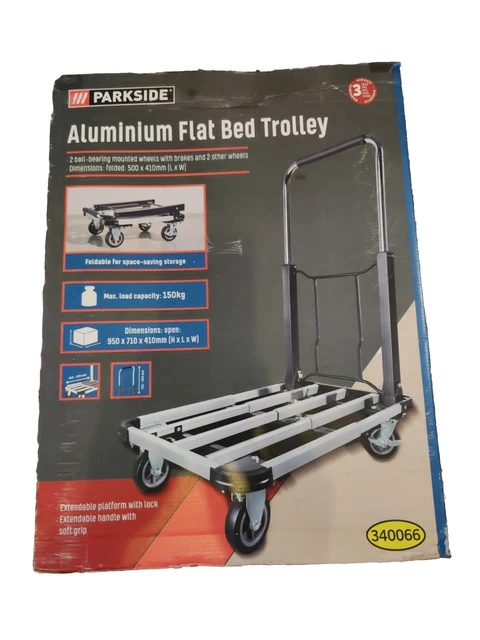 PARKSIDE ALUMINIUM FLAT Bed Trolley £16.74 - PicClick UK