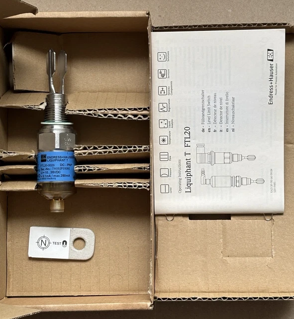 ENDRESS HAUSER LIQUIPHANT T FTL20 Endress + Hauser FTL20-0025 Level ...
