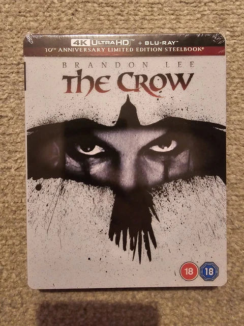 THE CROW ZAVVI Exclusive 4K Ultra HD Blu Ray Steelbook New OOP £45.00 - PicClick UK