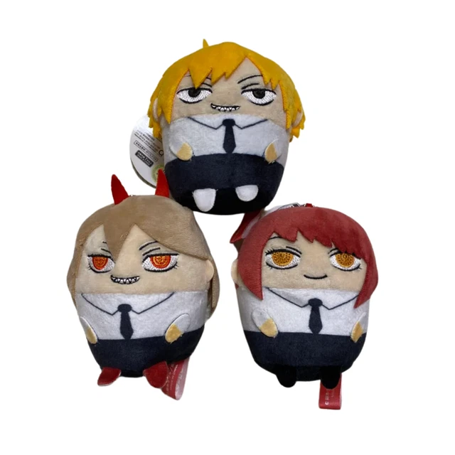 CHAINSAW MAN MAKIMA ,Denji, power Korotto mascot plush set 10cm £34.13 ...