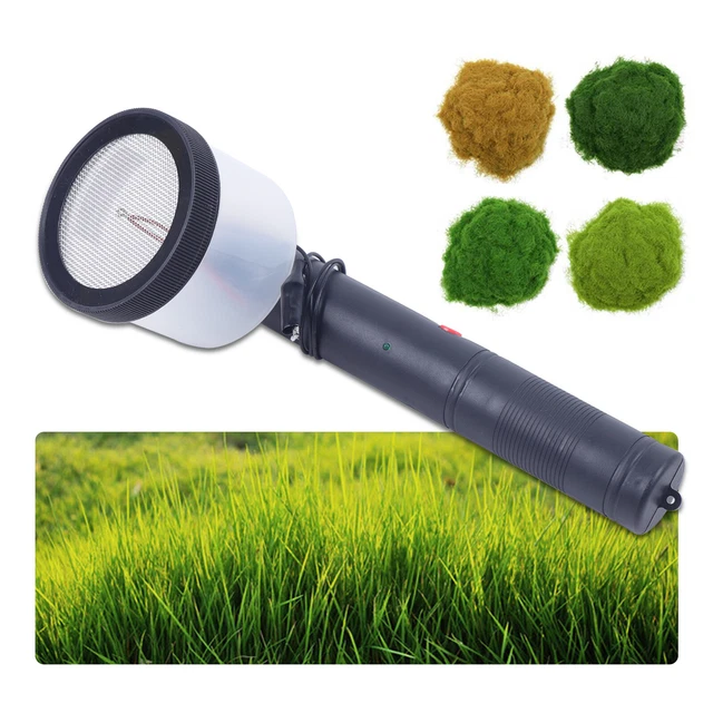 HANDHELD STATIC GRASS Flock Applicator Electrostatic Mini Flocking ...