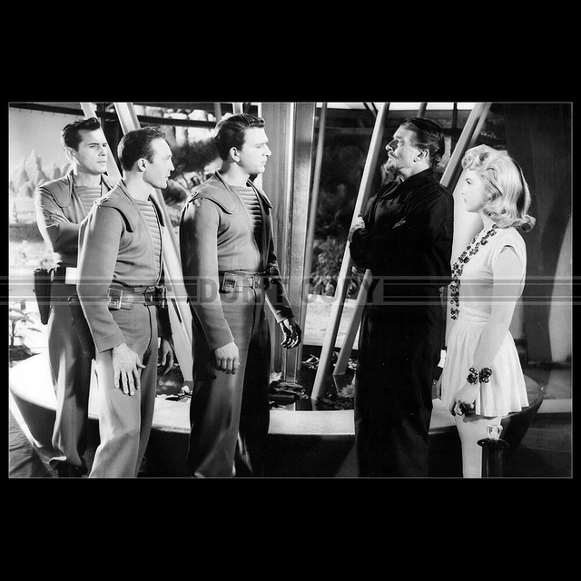 PHOTO F.007449 LESLIE NIELSEN ANNE FRANCIS JACK KELLY (FORBIDDEN PLANET ...