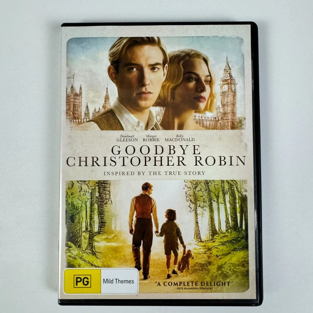 GOODBYE CHRISTOPHER ROBIN (DVD 2017) Domhnall Gleeson Margot Robbie ...