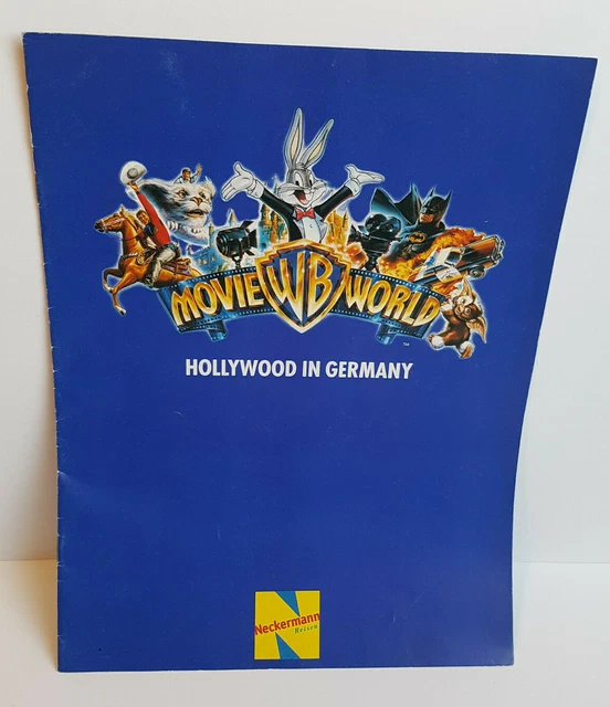PROSPEKT VOM EHEMALIGEN Freizeitpark Warner Bros. MOVIE-WORLD GERMANY ...