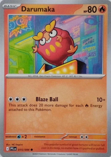 015/094 DARUMAKA COMMON Phantasmal Flames Pokemon Card £0.99 - PicClick UK