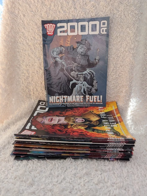 2000 AD A.D. Judge Dredd British Weekly Prog 2138 - 2161 Complete Jul ...