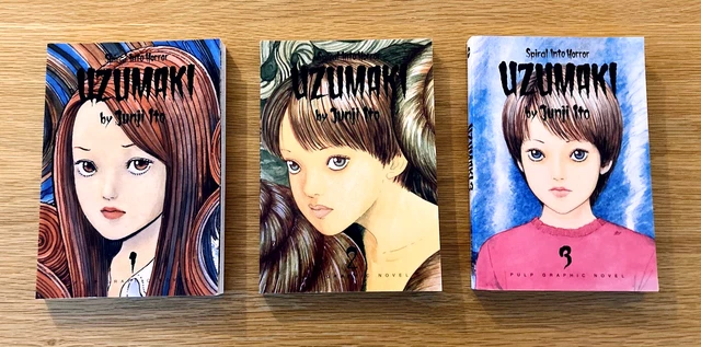 UZUMAKI, SPIRAL INTO Horror, Junji Ito. Full Set Manga - Vol 1, 2 & 3 ...