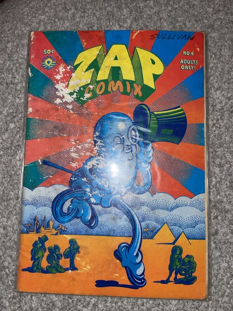 ZAP COMIX NO. 4 ROBERT CRUMB STORY 1969 Apex novelties ADULTS ONLY ...