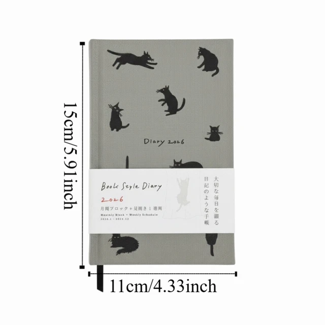 2026 HARD SHELL Schedule Book Convenient Time Management Planner School ...