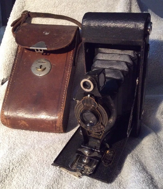 VINTAGE KODAK NO. 2A Folding Autographic Brownie Camera $43.70 - PicClick