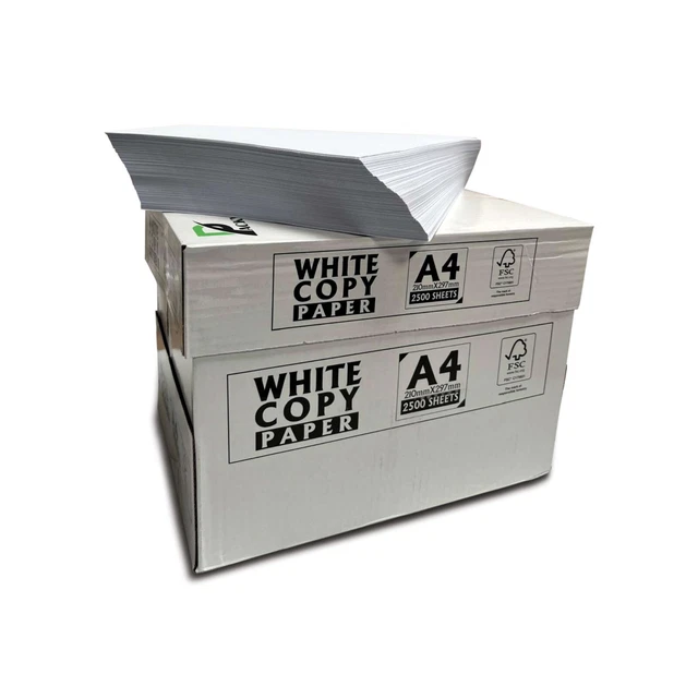 A4 PAPER WHITE 75/80Gsm Printer Copier Office Printing Paper Reams Photocopy £6.99 - PicClick UK