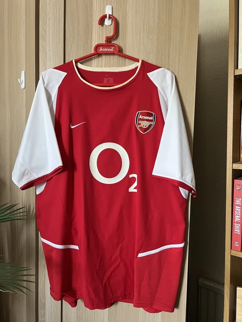 ARSENAL HOME SHIRT Large 2002-04 Invincibles Rare Vintage £74.99 ...